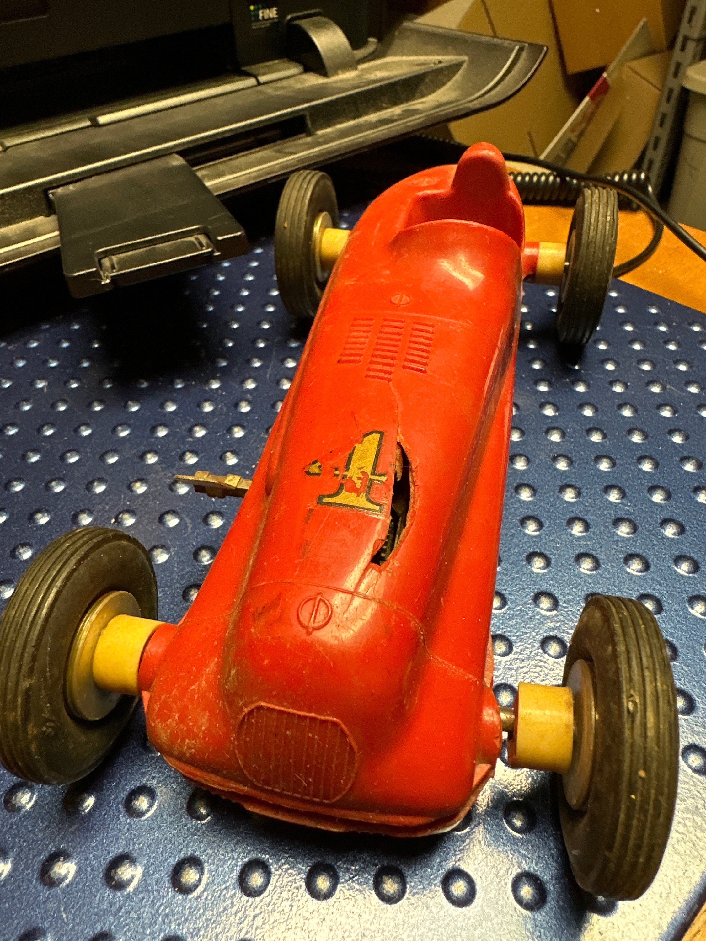 Rite Spot Plastic Race Car - Etsy
