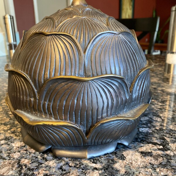 Bronze Lotus - Etsy