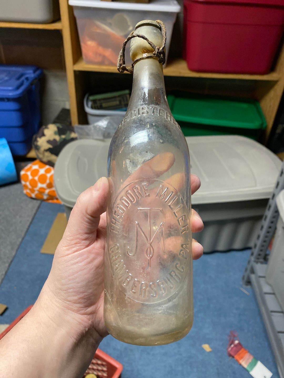 Antique Theodore Miller Bottle - Etsy