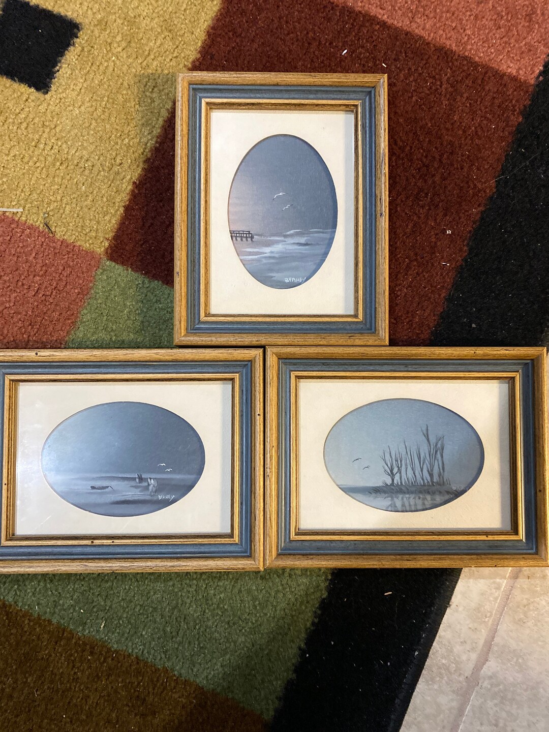 Set of 3 Watercolors Signed by Artist B Fahey - Etsy