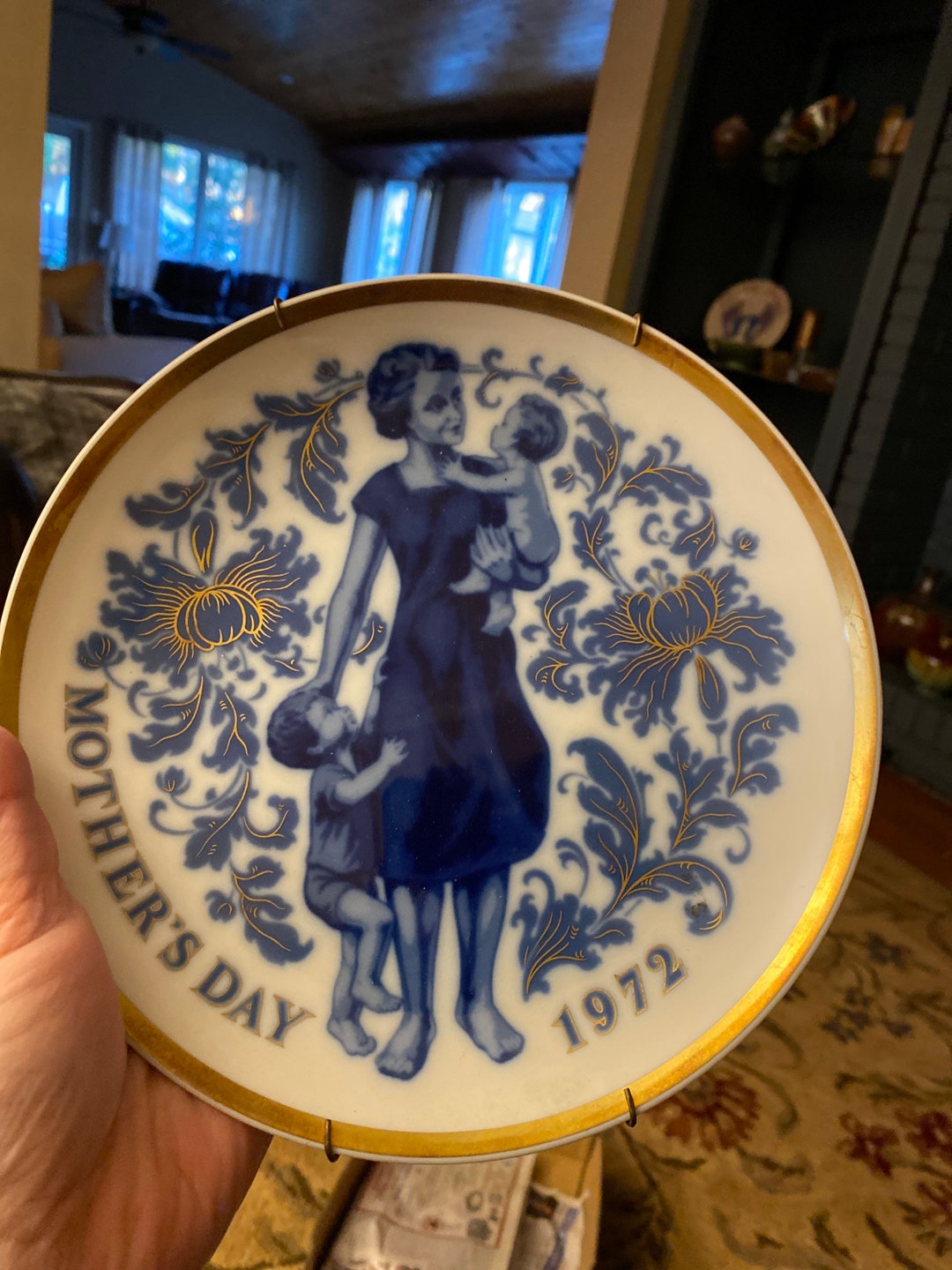 Santa Clara Collectible Mother’s Day Plate 1972 - Etsy