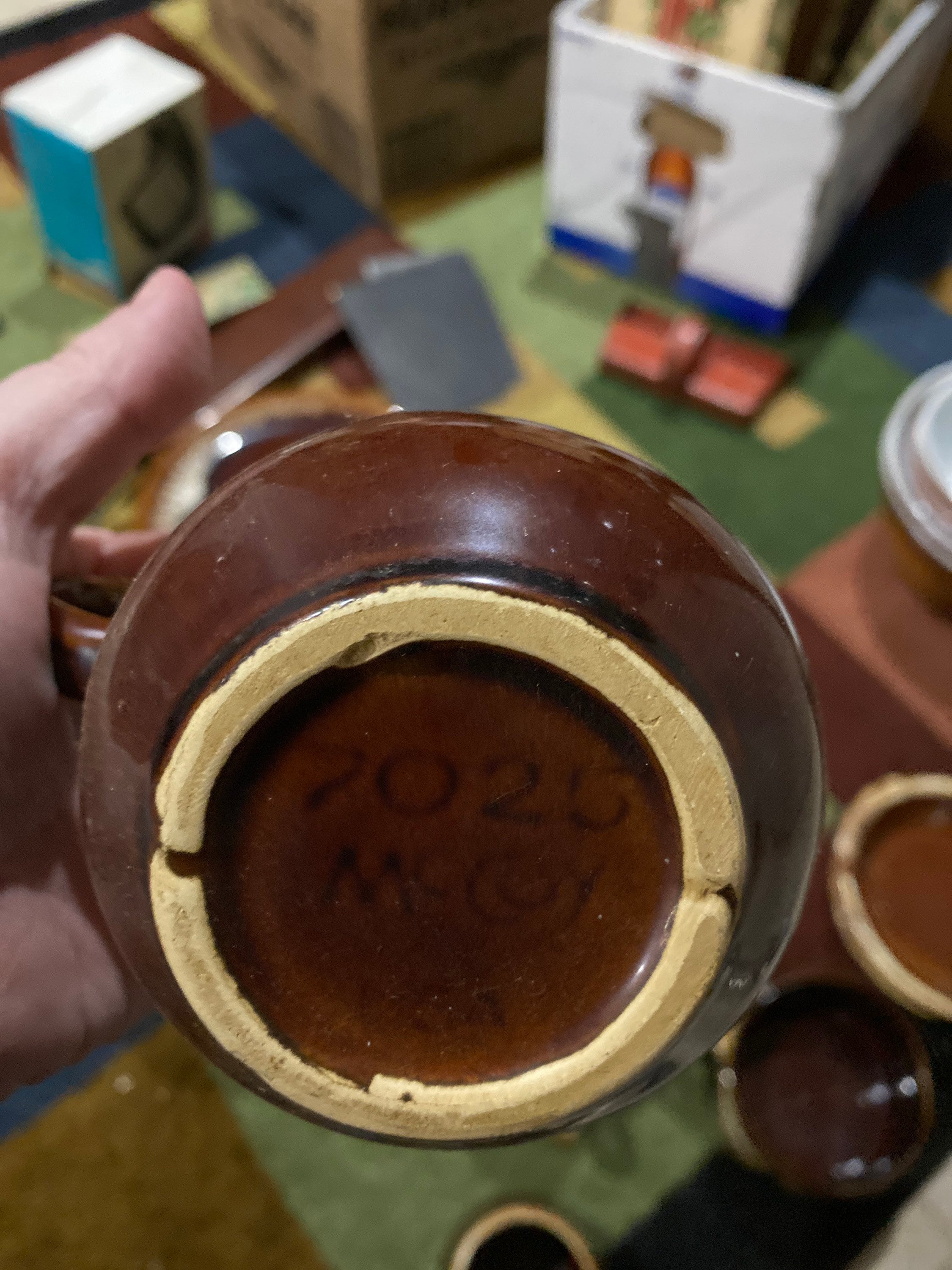 Brown drip dinnerware lot | Etsy