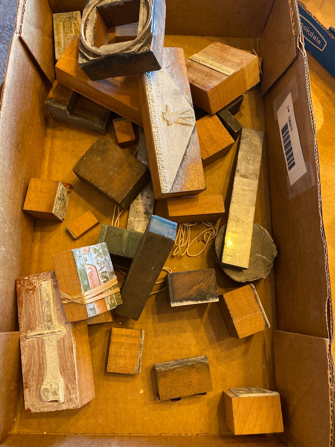 Lot of Wood and Metal Printing Blocks - Etsy