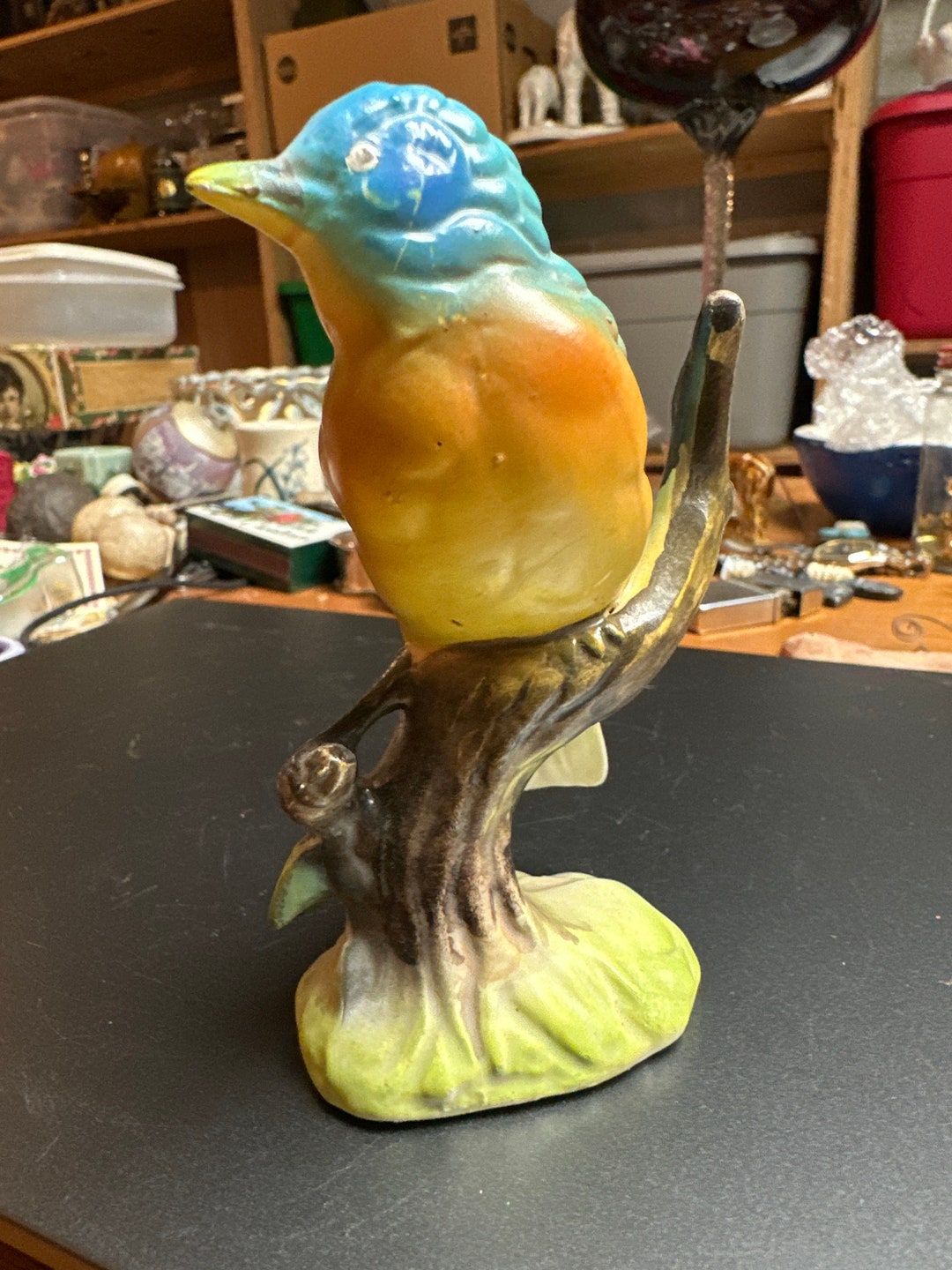 Beautiful Blue Bird Figure - Etsy