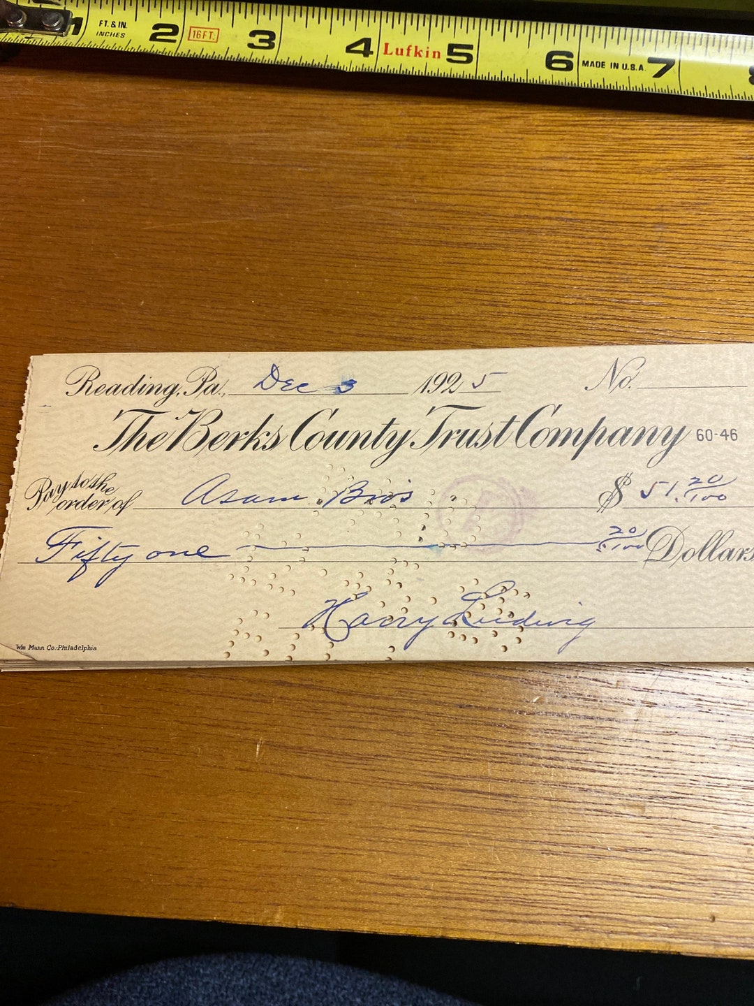 35 Cancelled Checks From 1926 - Etsy