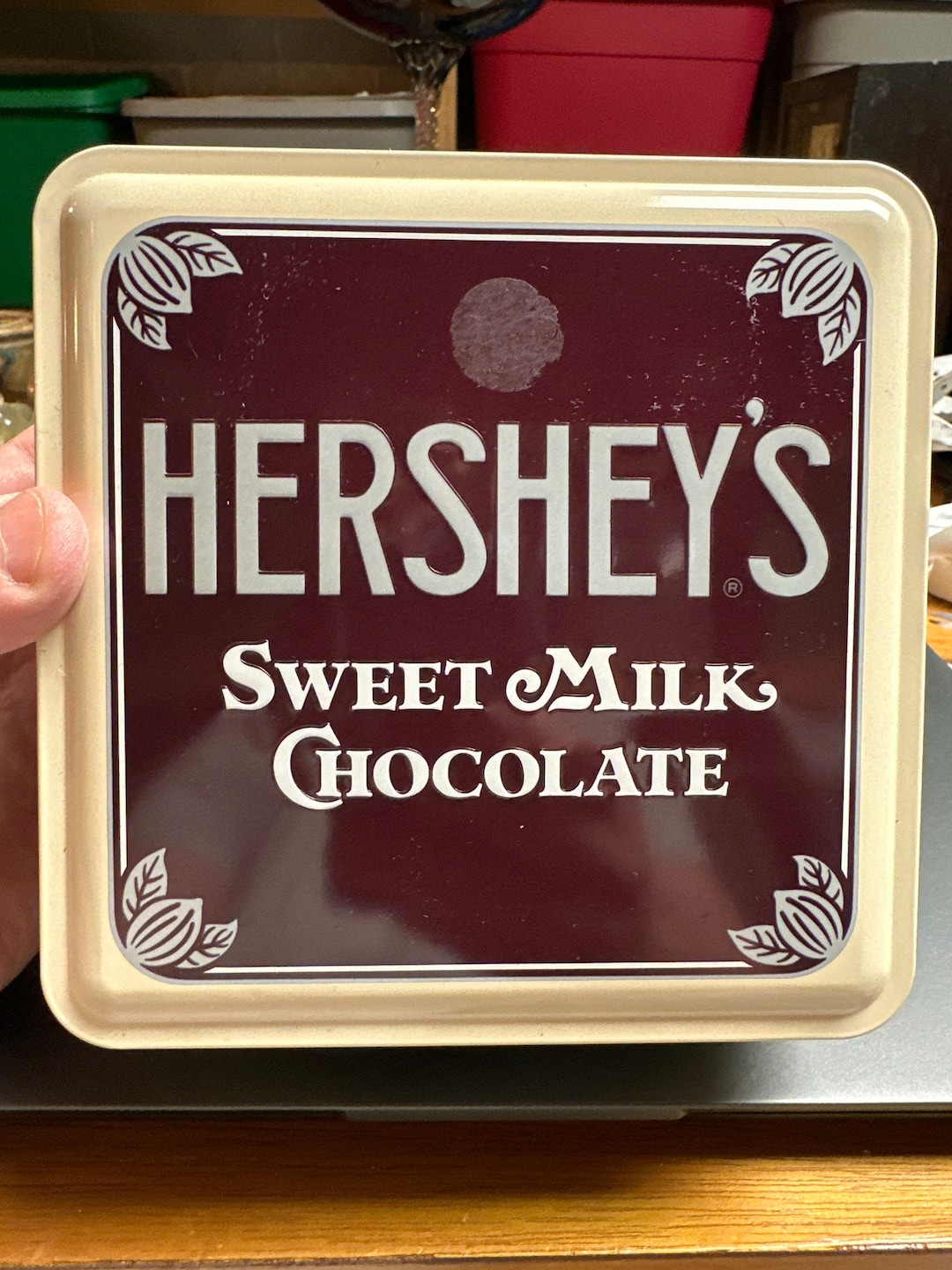 1990 Hershey Milk Chocolate Tin - Etsy