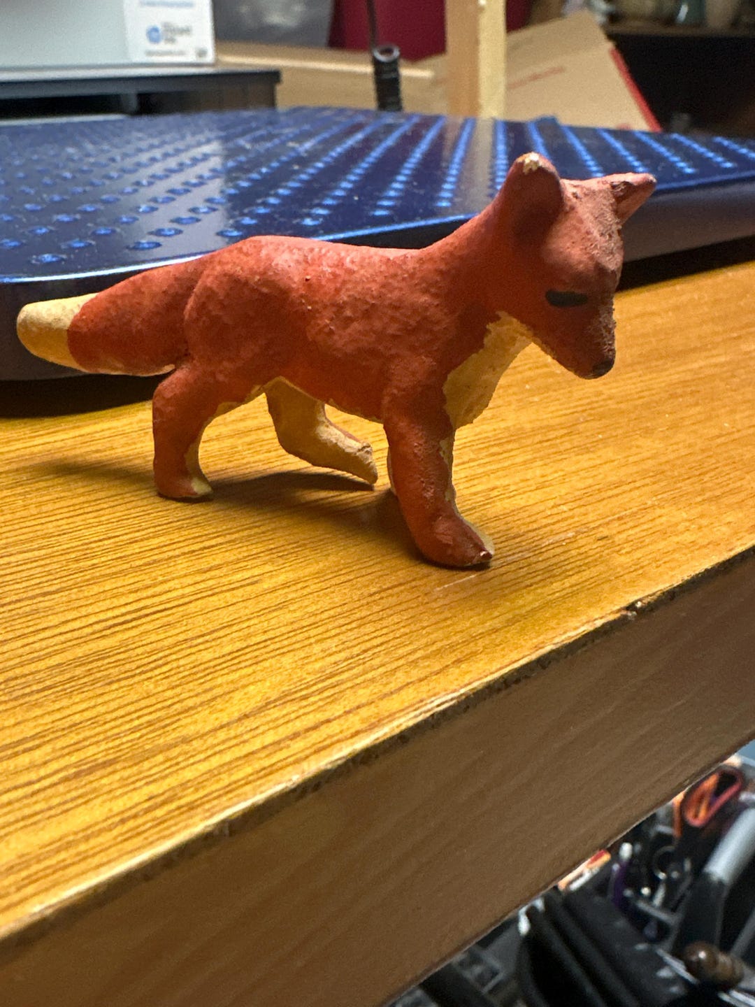 Miniature Red Fox Figurine - Etsy