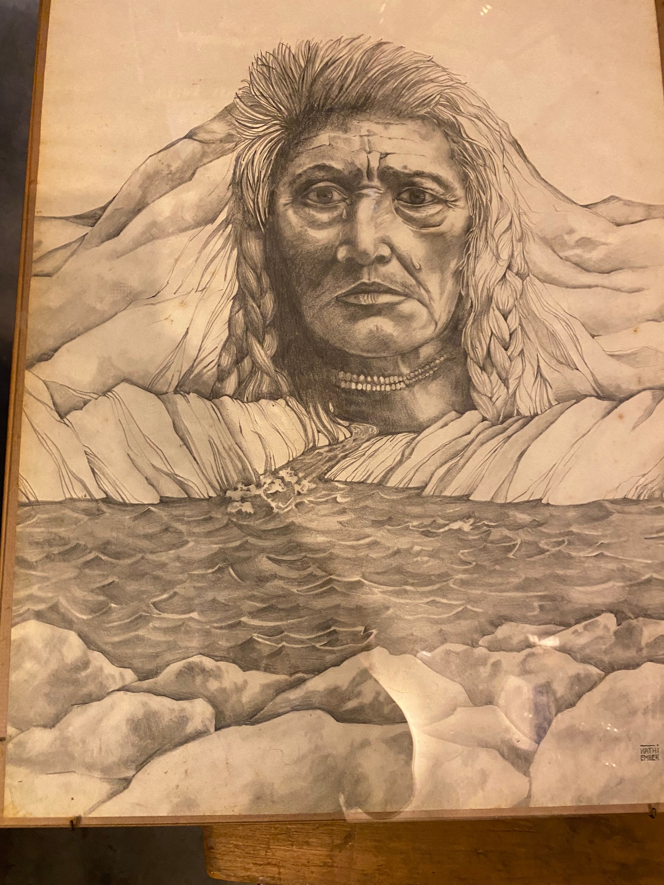 Beautiful Original Pencil Drawing by Illustrator Kathi Ember | Etsy