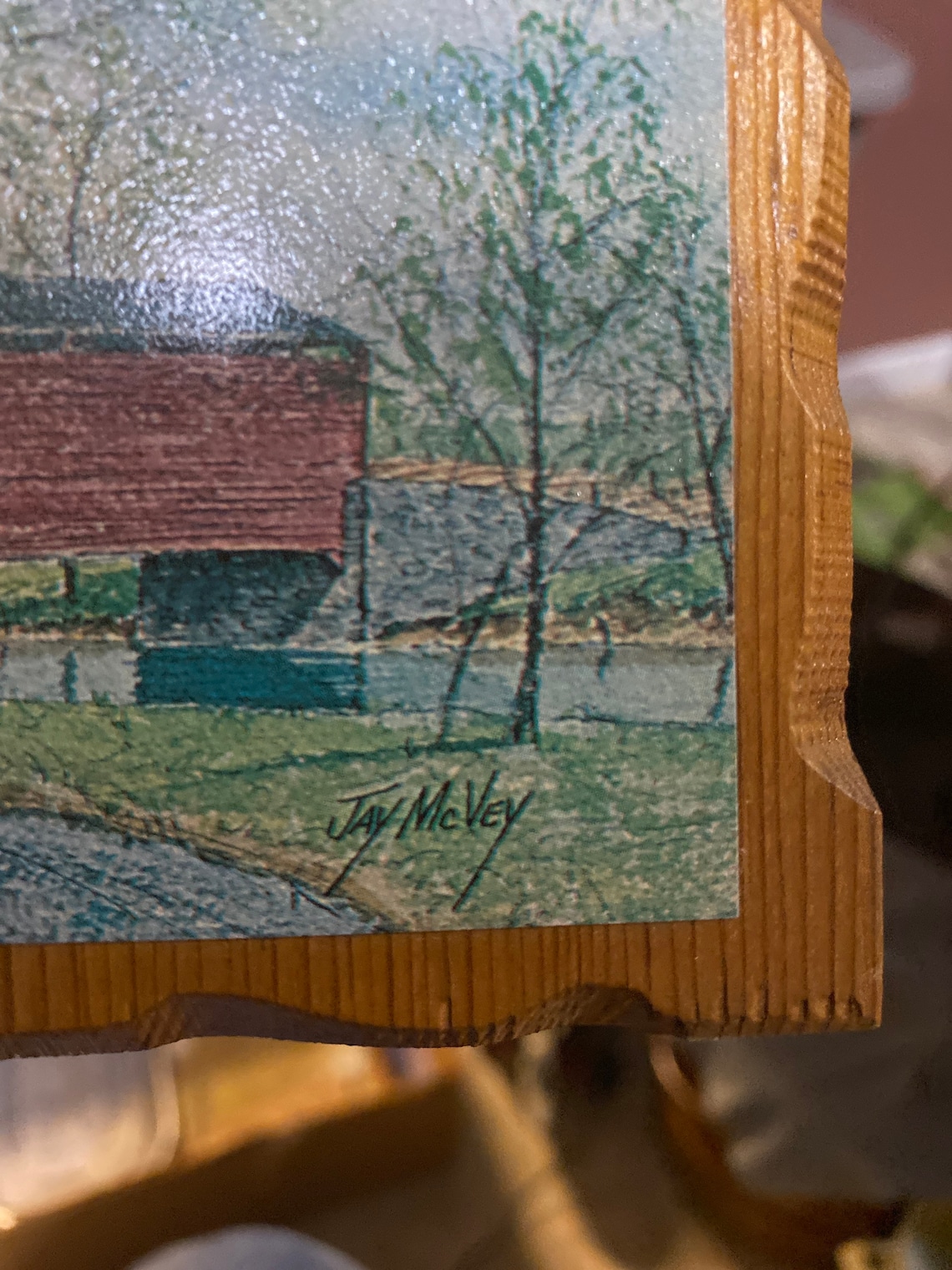 2 Prints on Wood by Amish Artist Jay Mcvey | Etsy