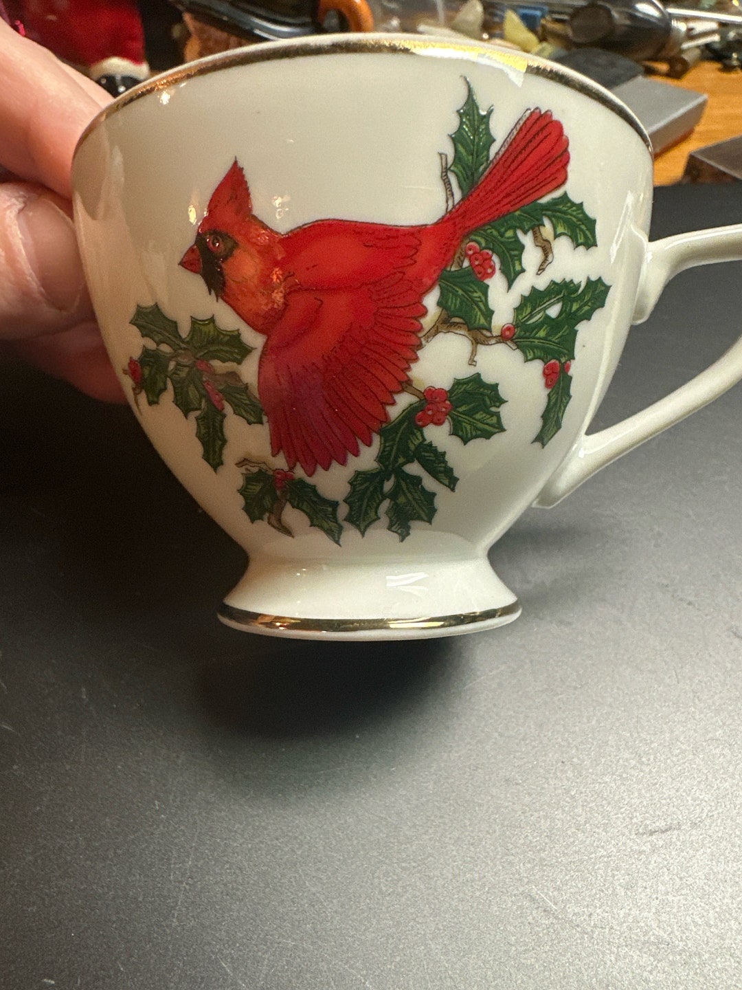 Lefton Cardinal Teacup - Etsy