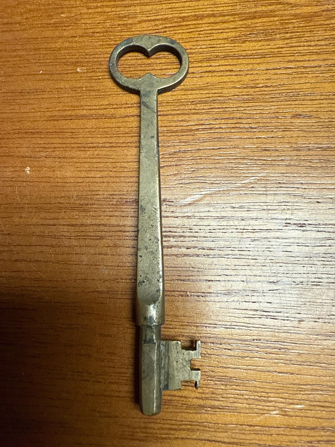 Brass Skeleton Key - Etsy
