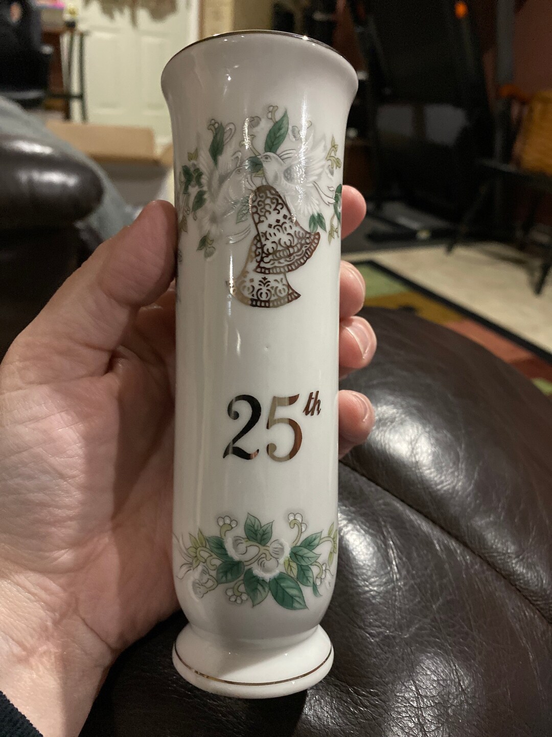 LEFTON 25th Anniversary Vase - Etsy