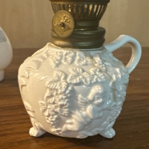 Lefton Mini Glass Oil Lamp - Etsy