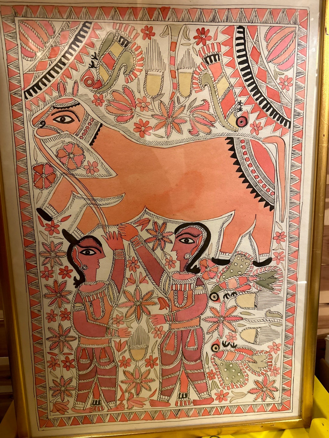 Maithali Folk Art Painting From Nepal - Etsy