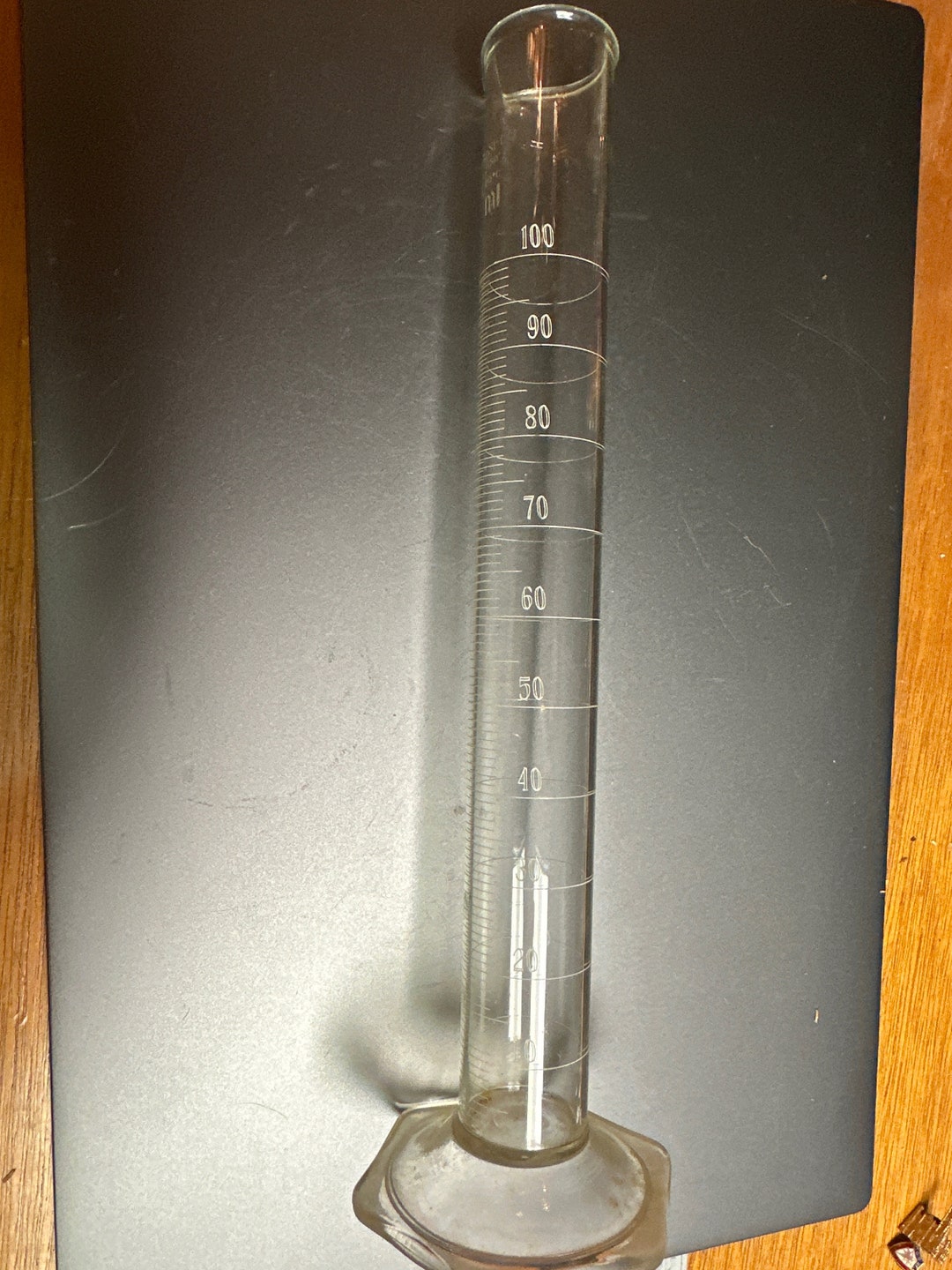 Vintage Glass Graduated Cylinder - Etsy