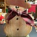 Adorable Wooden Snowman on Stand - Etsy