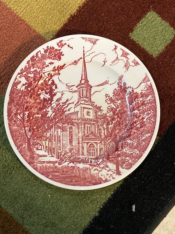 Syracuse China collectible church plate | Etsy