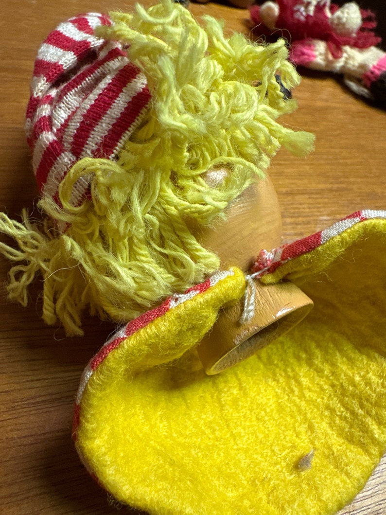 Wood Head Finger Puppet - Etsy