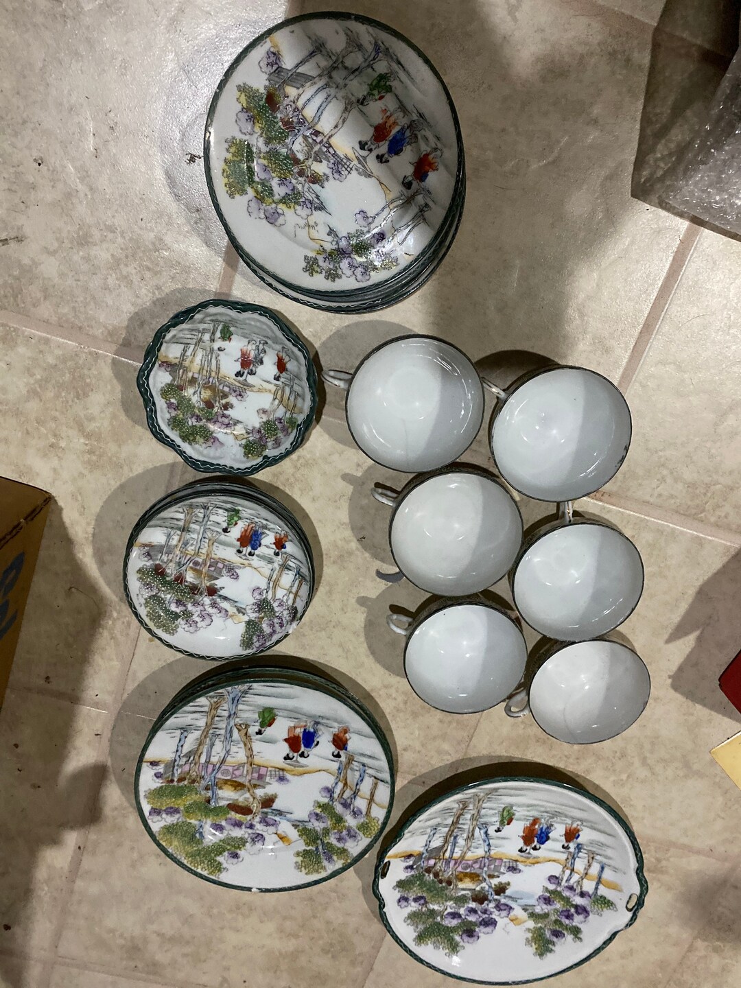 Vintage Japan Dinner Set - Etsy