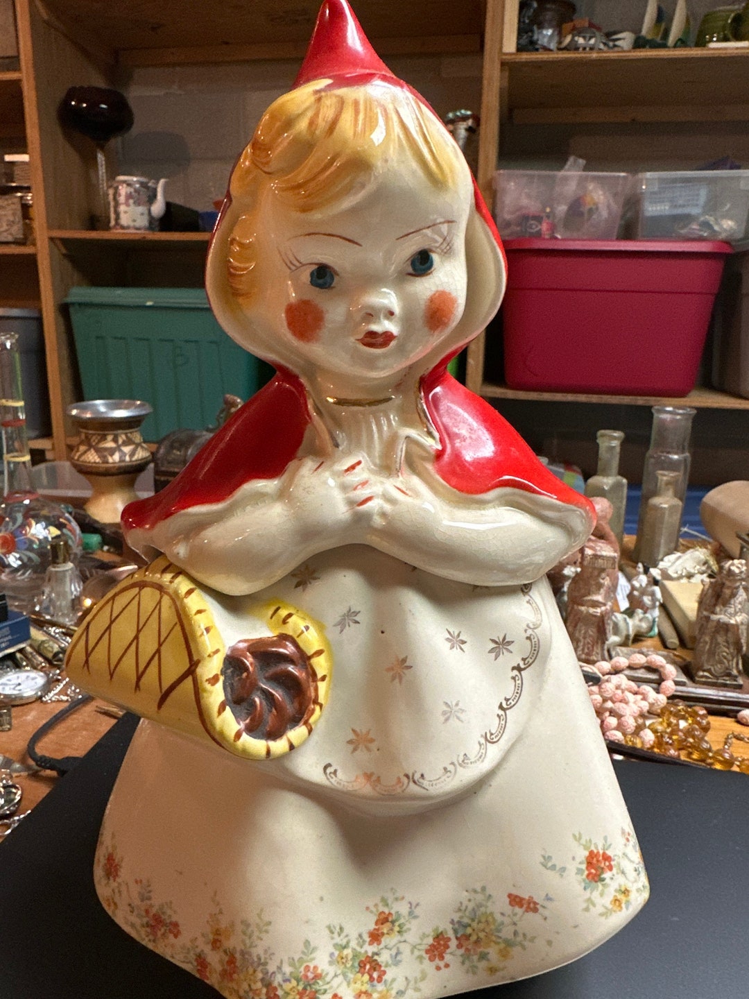 Hull Little Red Riding Hood Cookie Jar - Etsy
