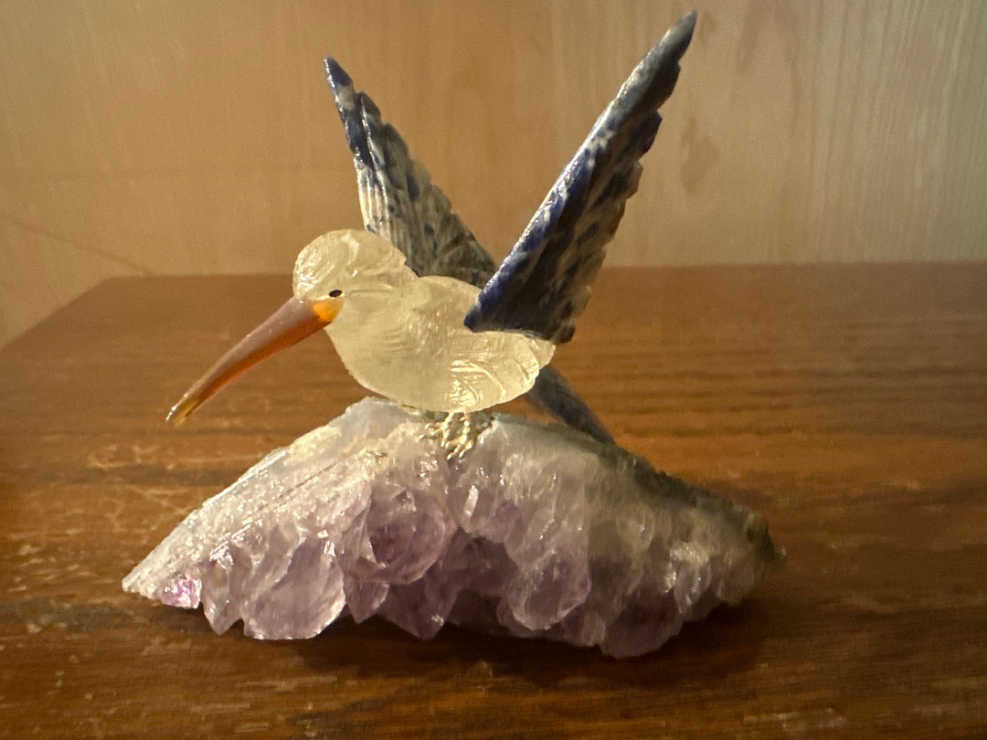Gemstone Hummingbird - Etsy
