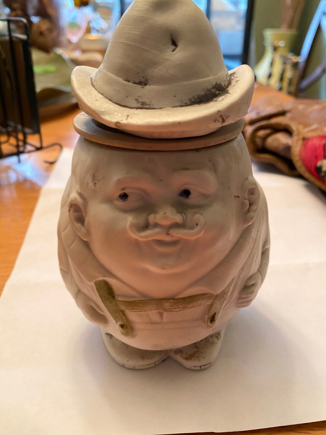 Antique Bisque Porcelain Pounce Pot - Etsy