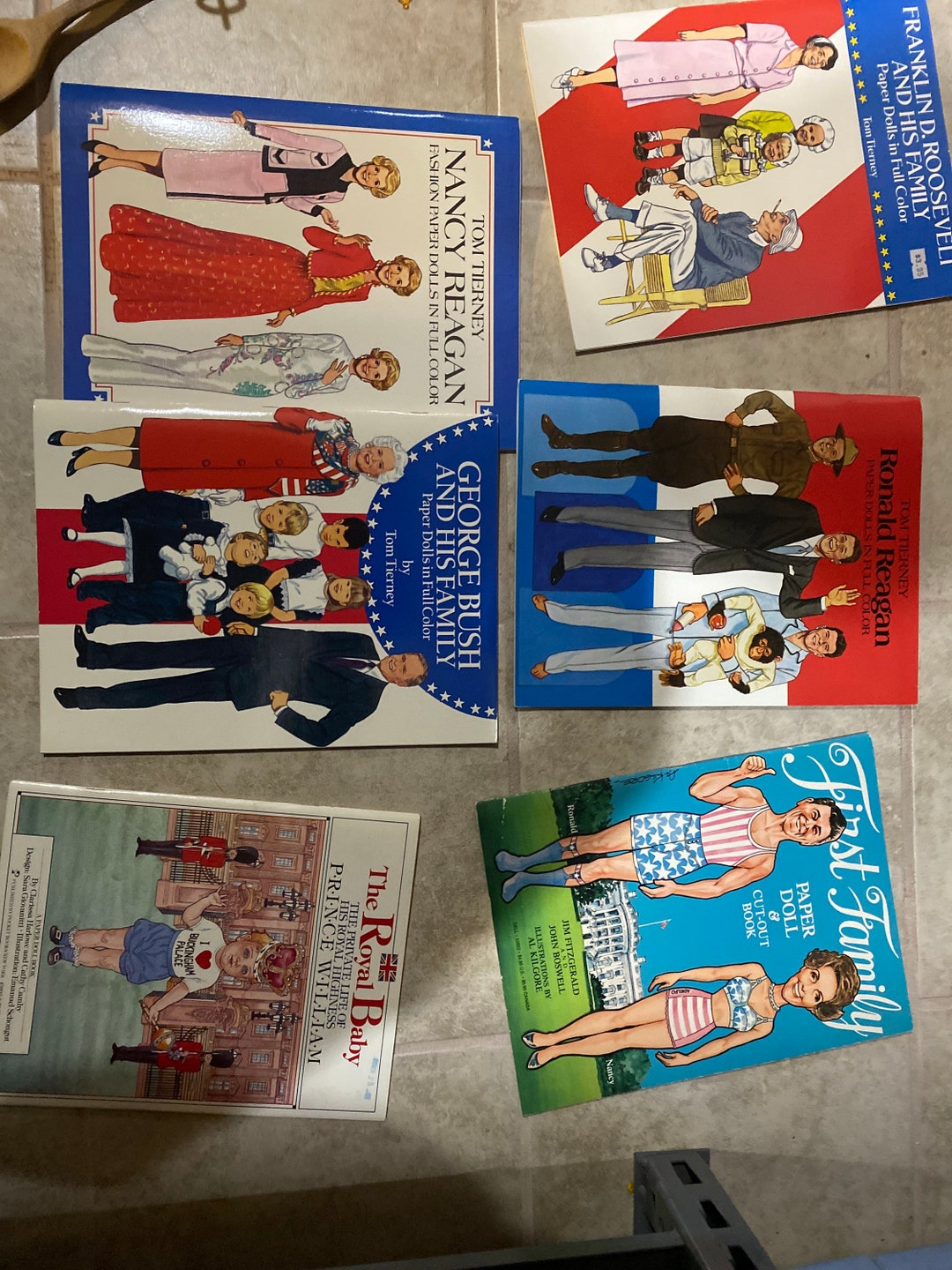 Lot of Presidential Paper Doll Books - Etsy