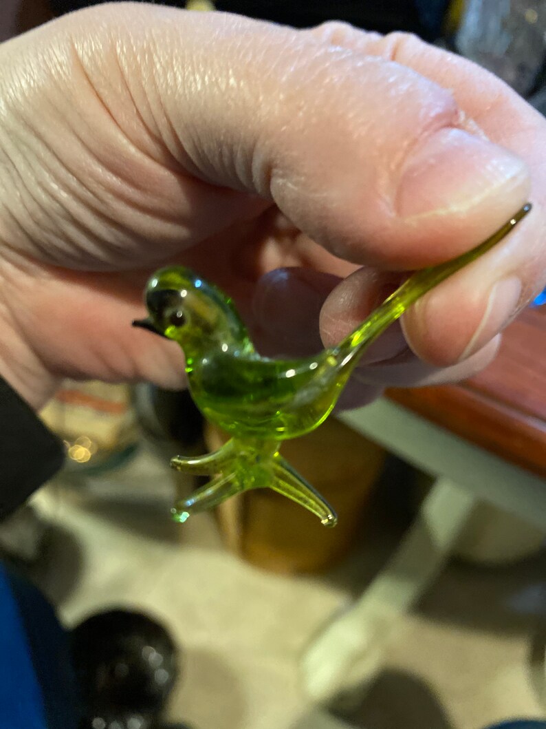 Miniature Glass Animals - Etsy