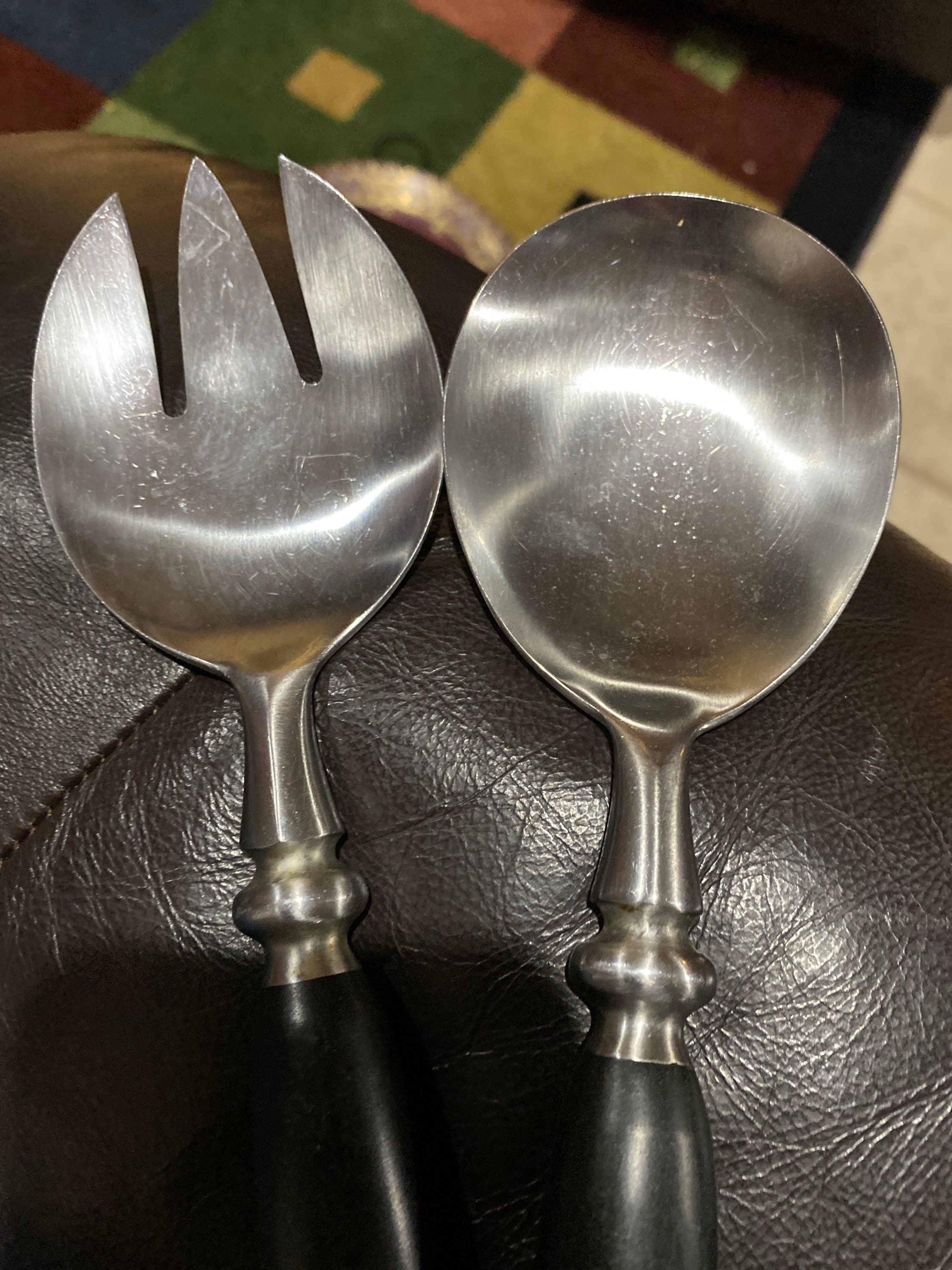 Silvercraft forged stainless spoon and fork serving set Dining ...