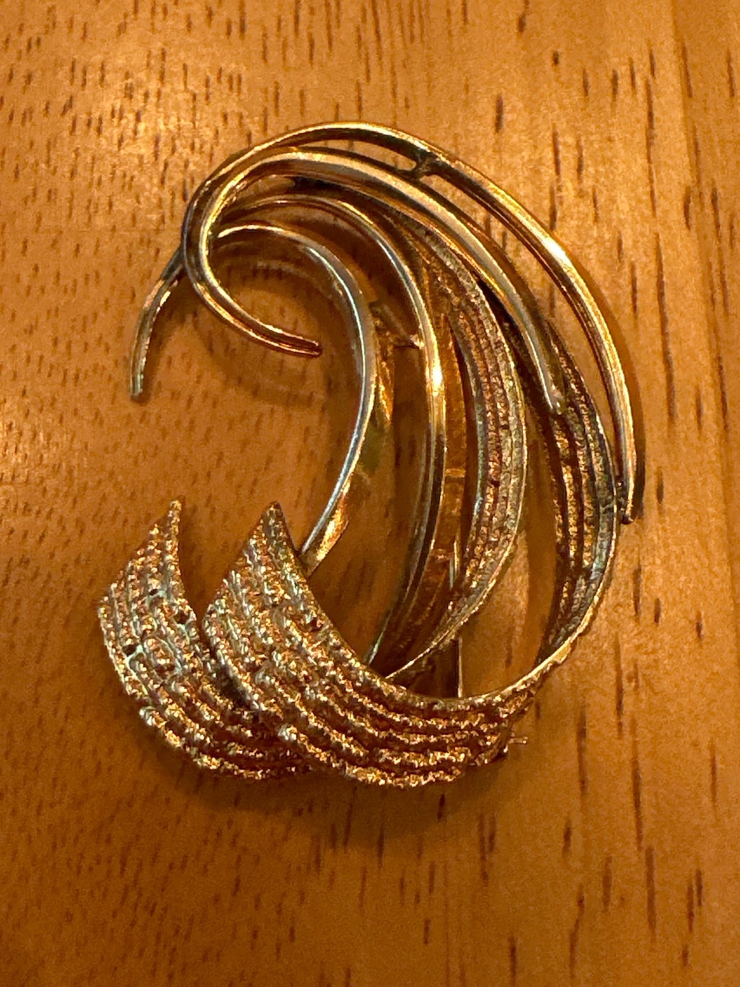 German Rolled Gold Plated Brooch - Etsy