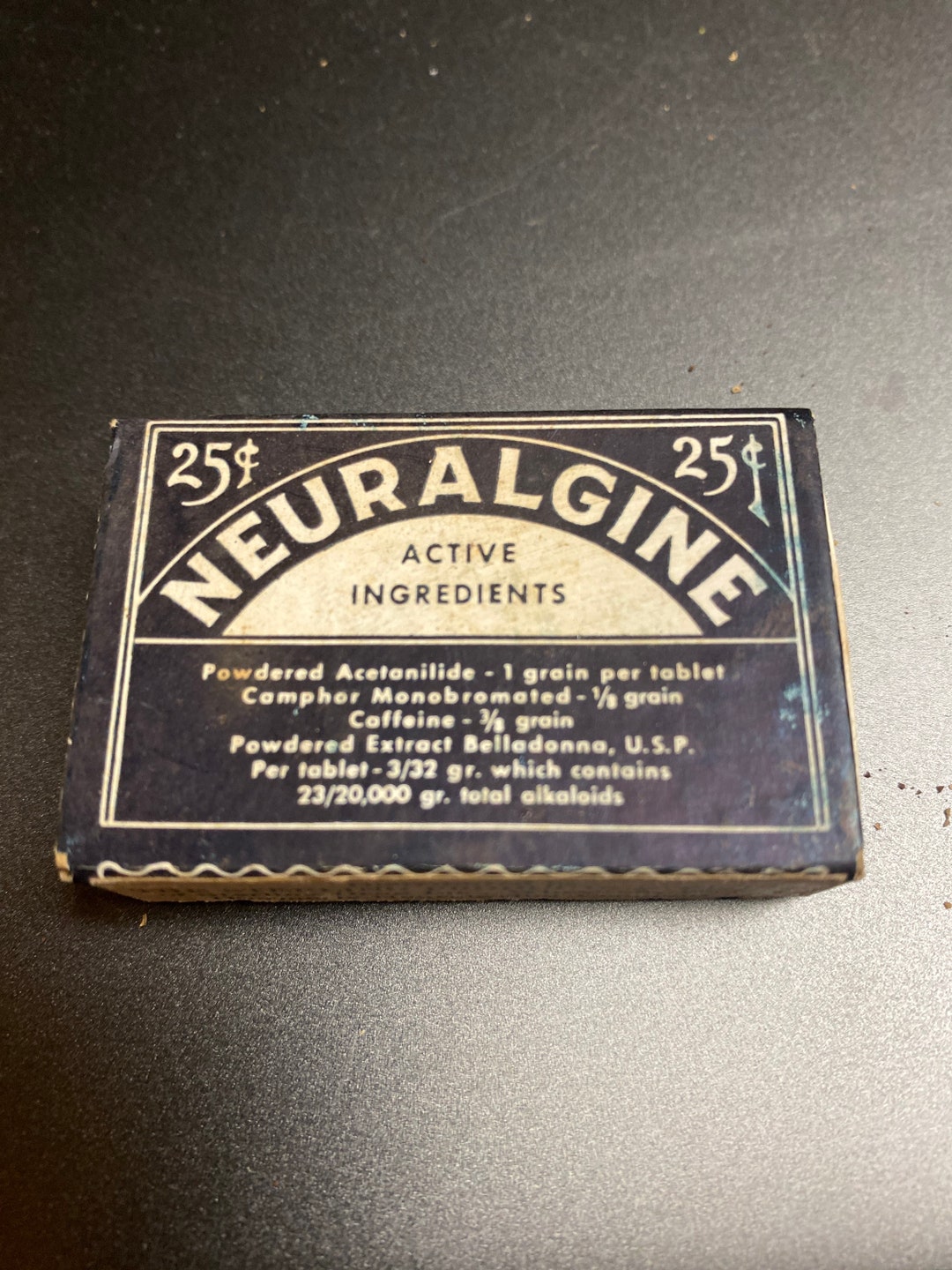 Antique Neuralgine Cardboard Box - Etsy