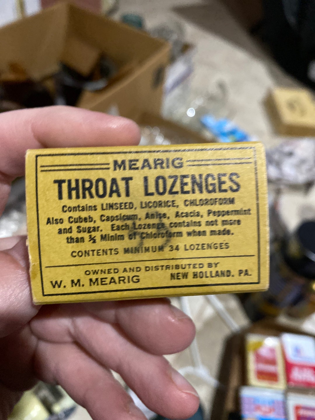 Mearig Throat Lozenges Box - Etsy