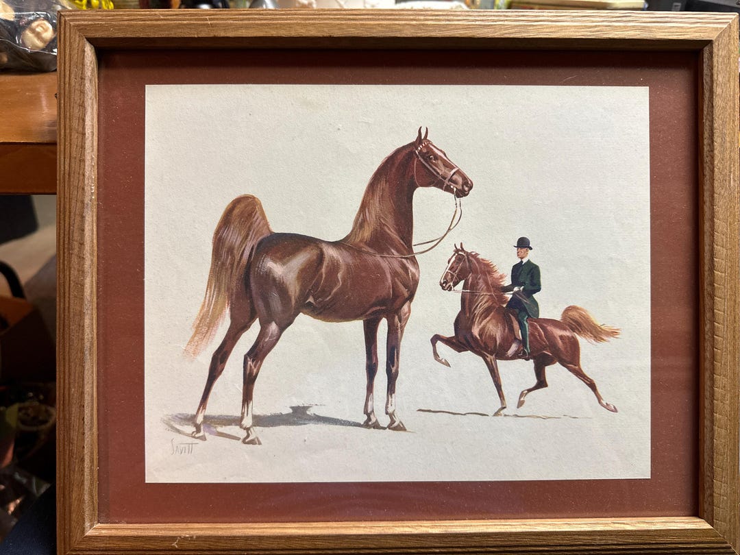 1962 Savitt Horse Print - Etsy