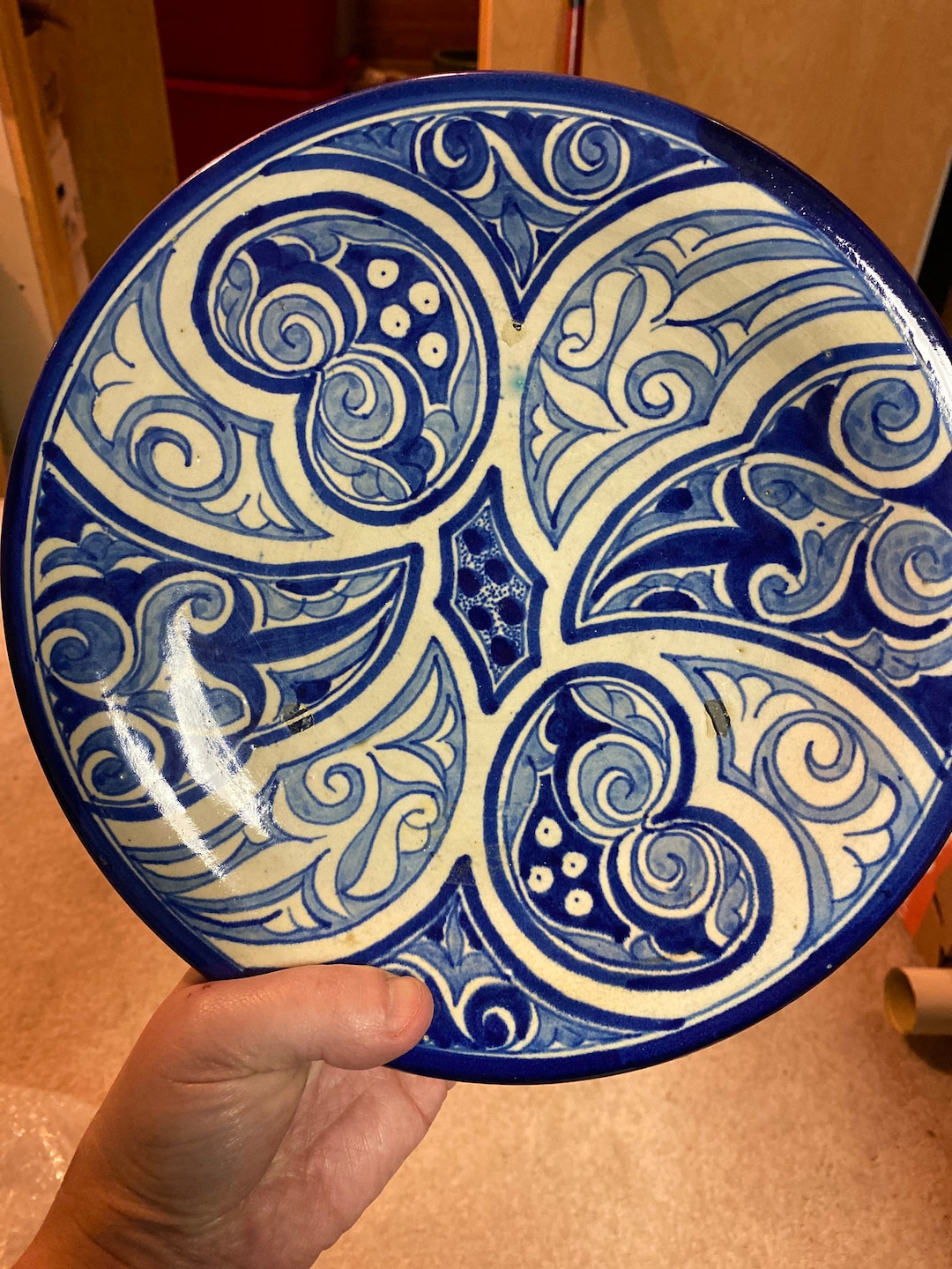 Beautiful Ceramic Plate Signed by Artist - Etsy