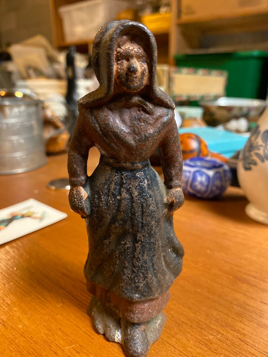 Cast Iron Pilgrim/amish Woman - Etsy