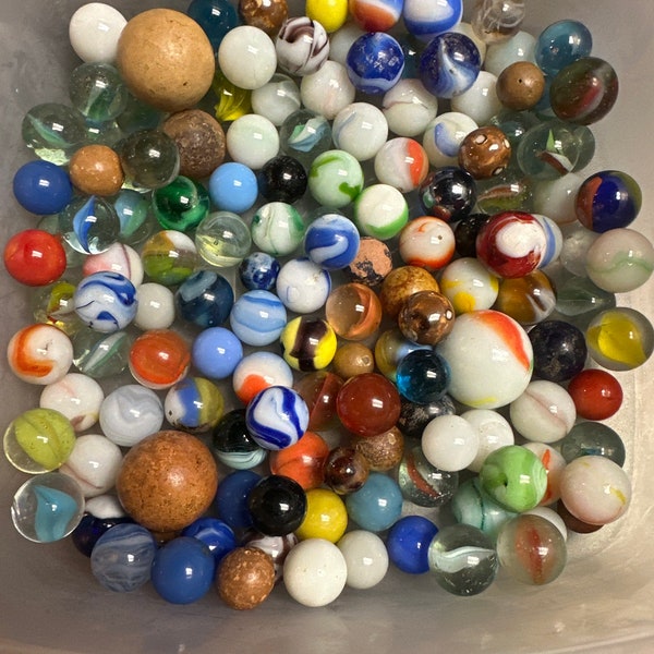 Vintage Marbles - Etsy