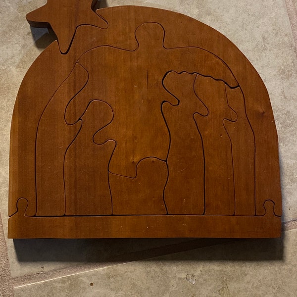 Nativity Puzzle - Etsy
