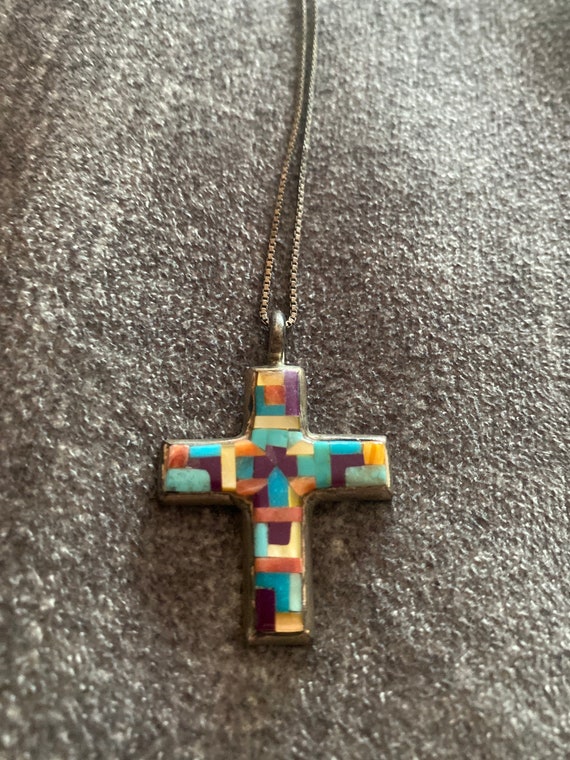 sterling silver inlaid - Gem