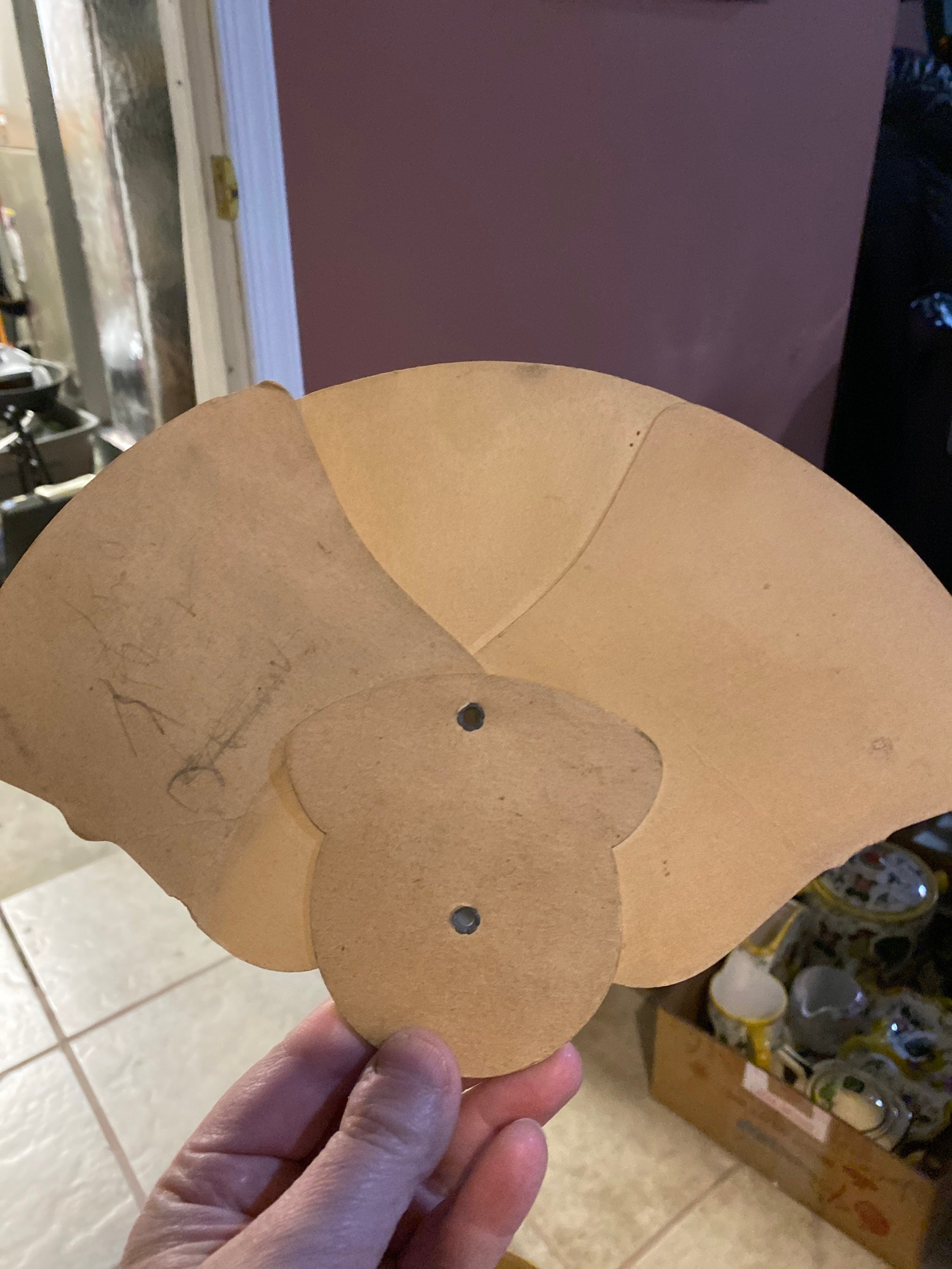 2 Vintage Paper Pull Out Fans | Etsy