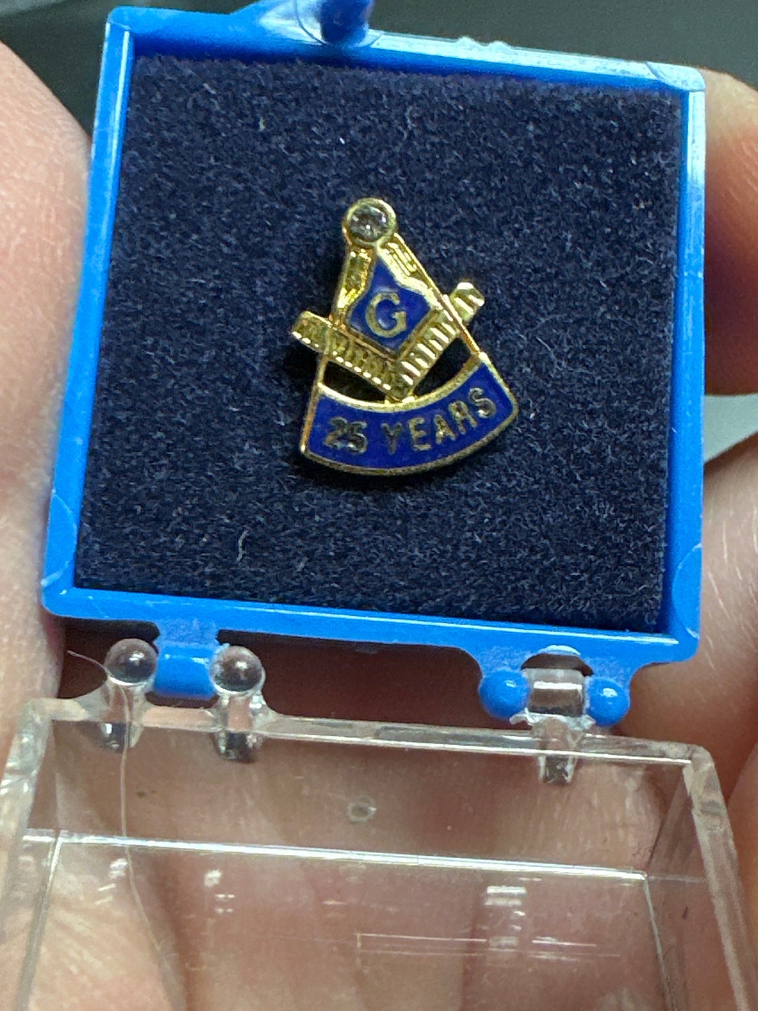Masonic 25 Year Pin - Etsy