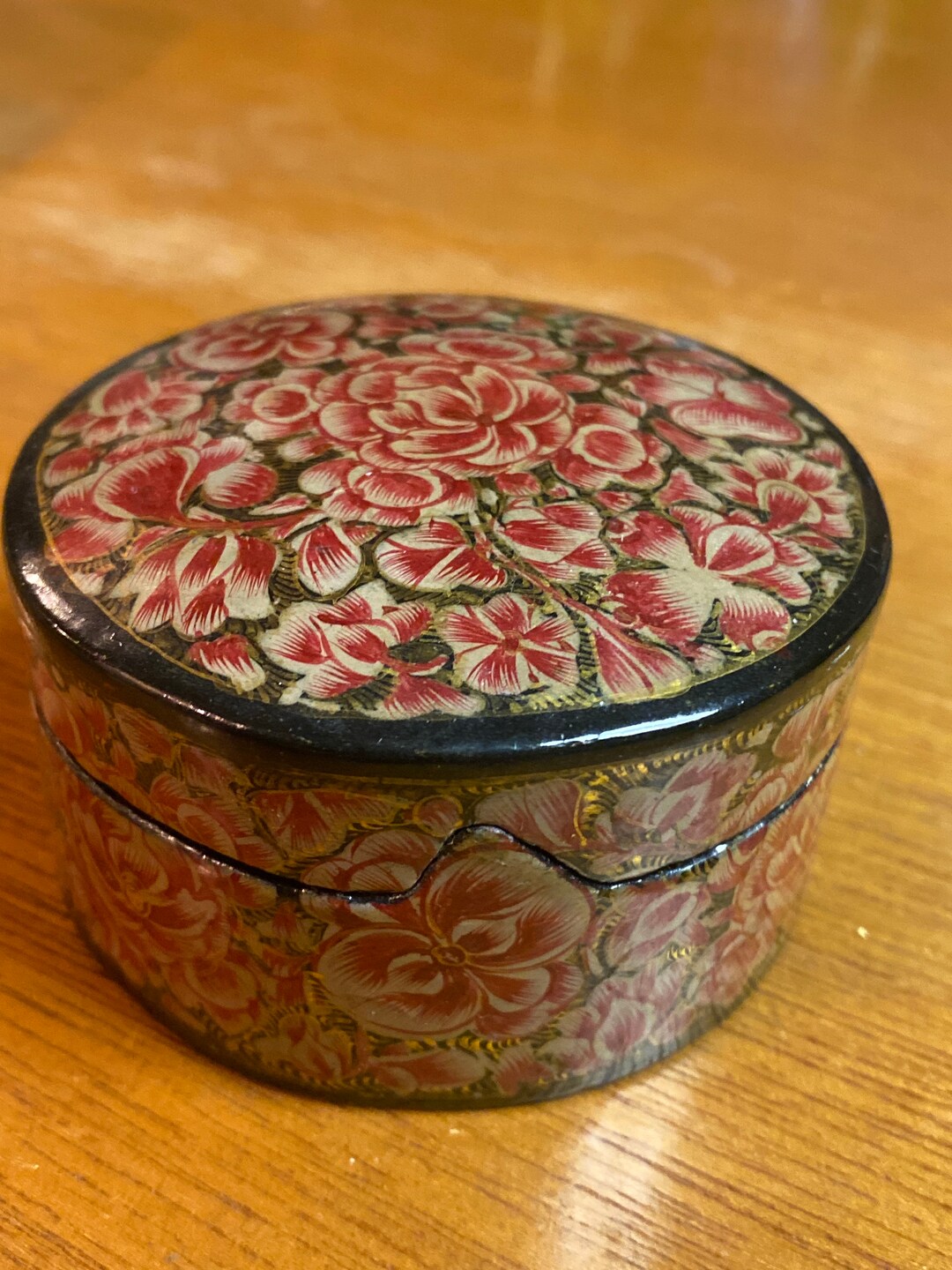 Beautiful Lacquer Trinket Box - Etsy