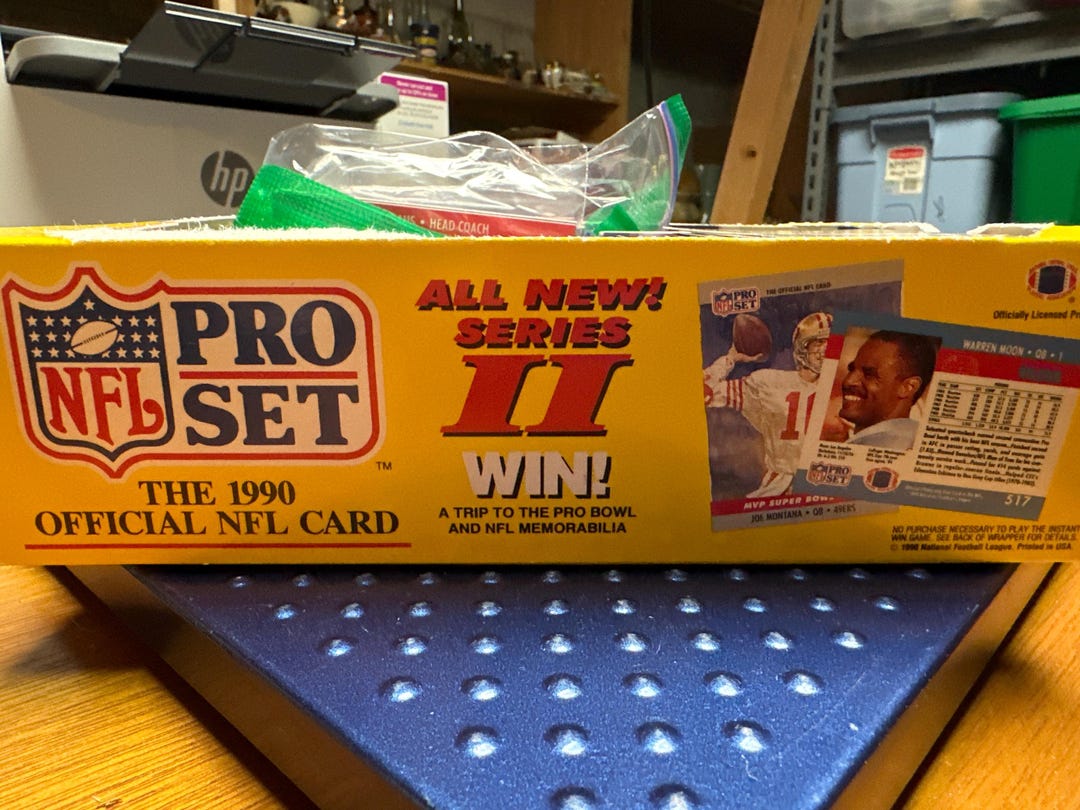 NFL Pro Series Cards 1990- Opened Box - Etsy
