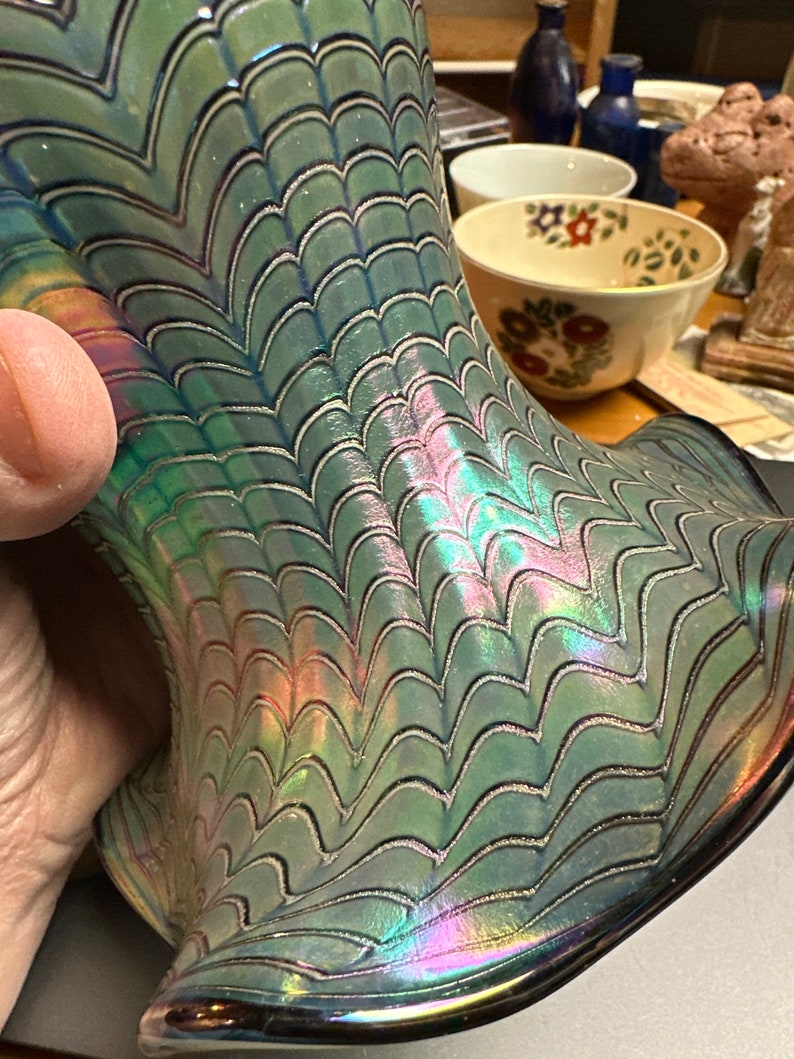 Gorgeous Iridescent Lamp Shade by Todd Phillips - Etsy