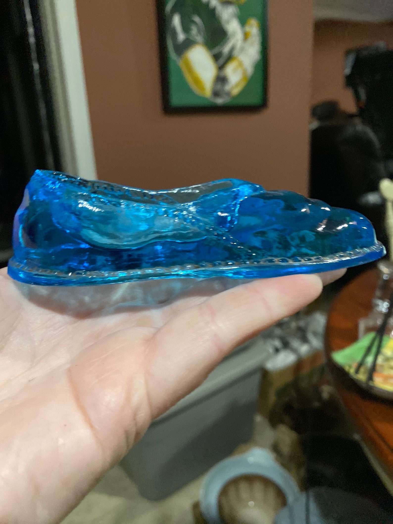 Blue Glass Slipper - Etsy