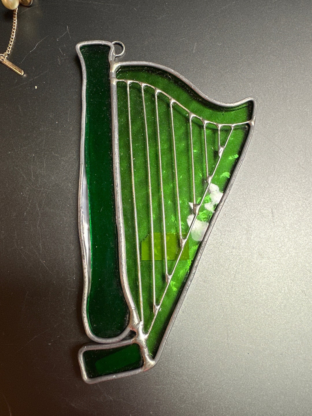 Stained Glass Sun Catcher- Harp - Etsy