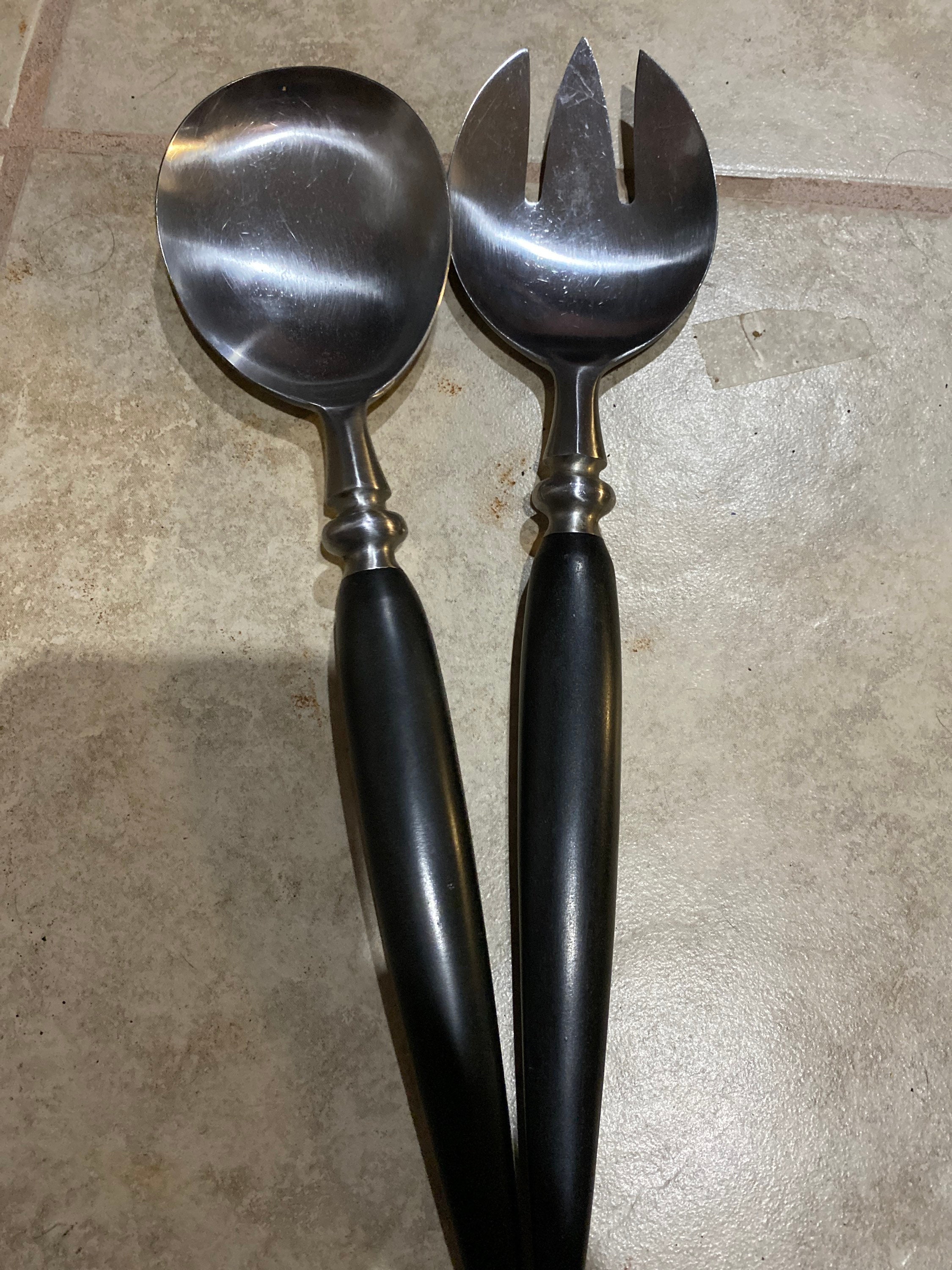 Silvercraft forged stainless spoon and fork serving set Dining ...