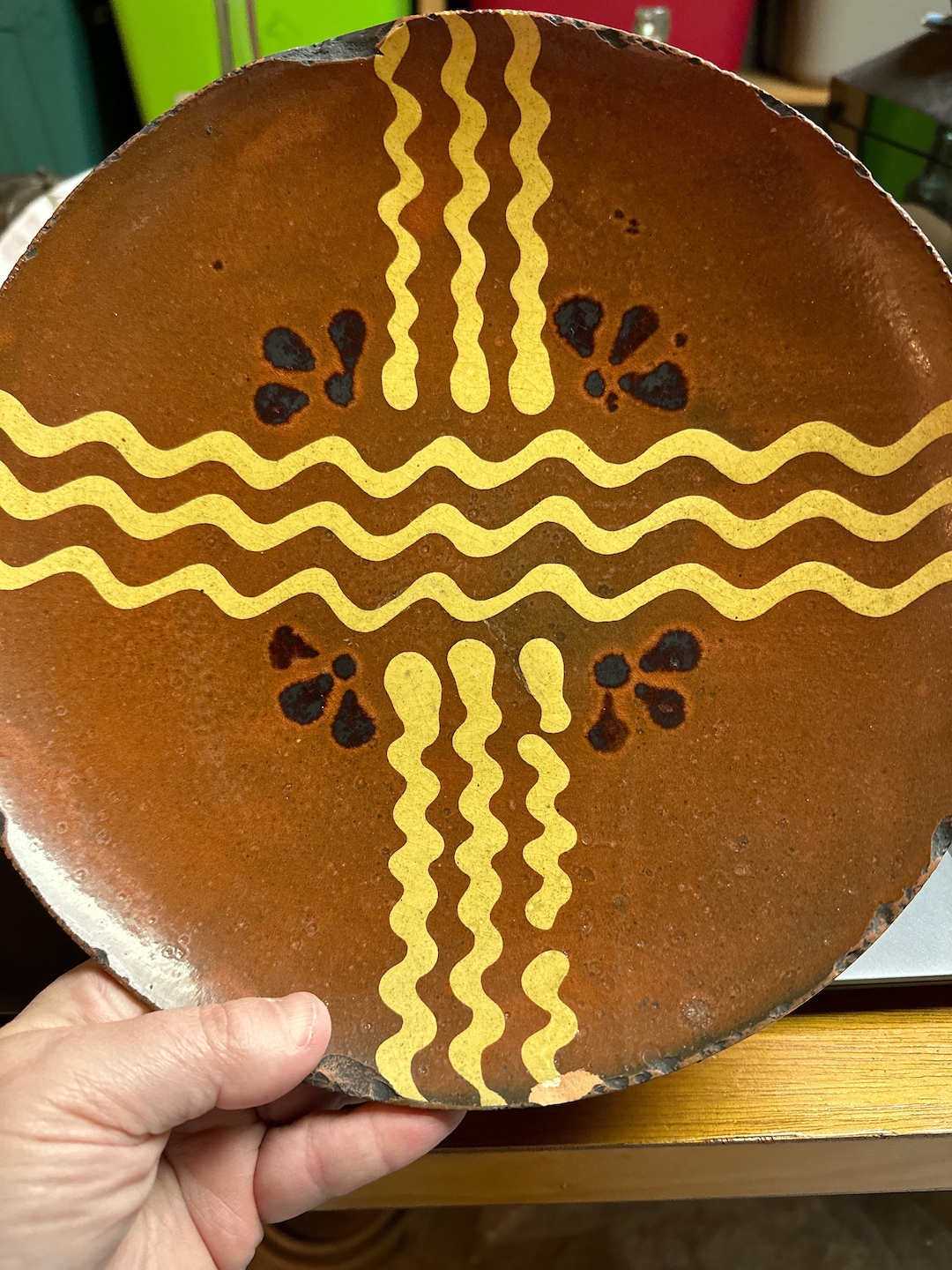 Vintage Red Ware Plate Turtle Creek Pottery - Etsy