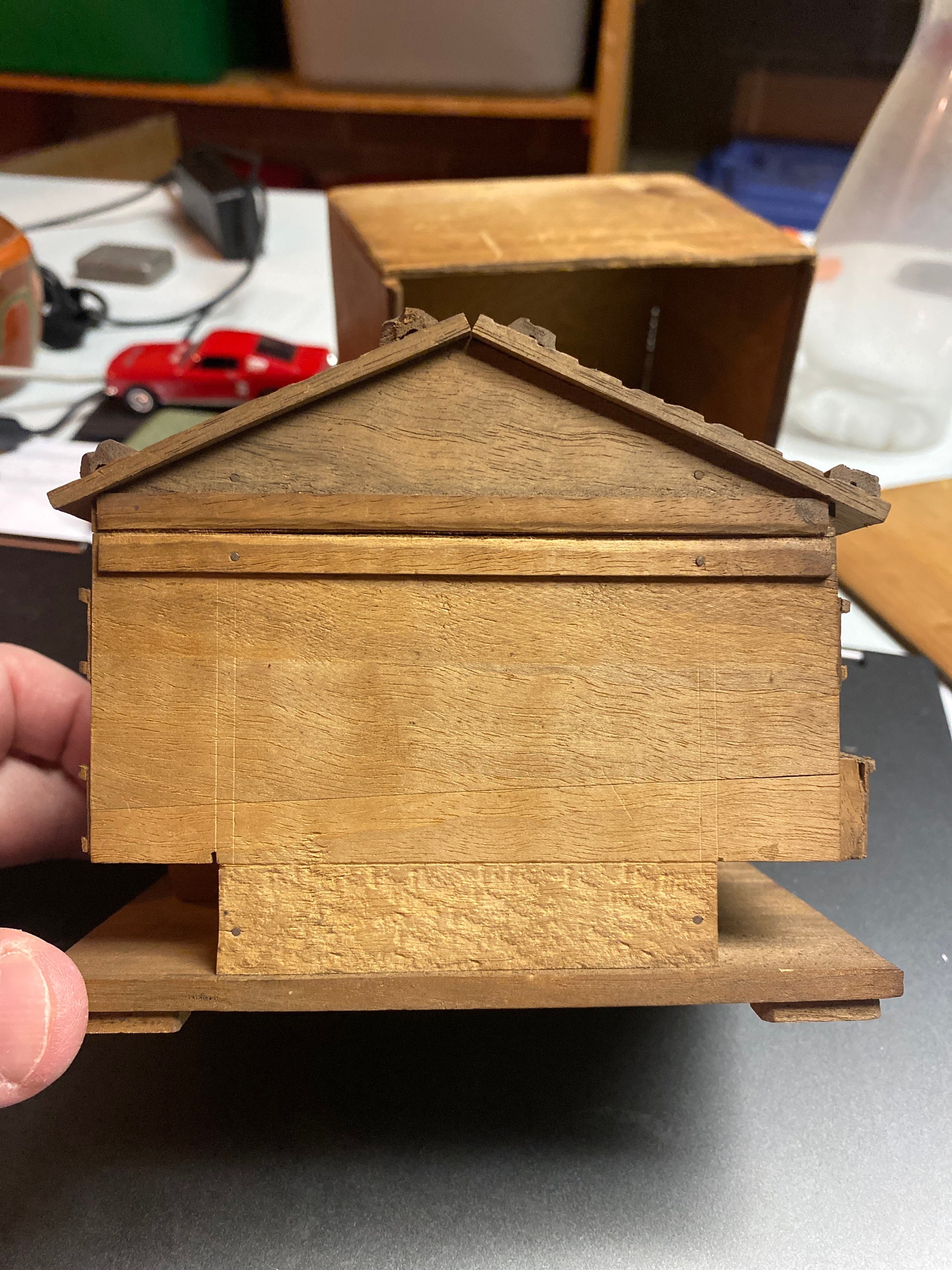 Handcrafted Miniature Wood House - Etsy UK