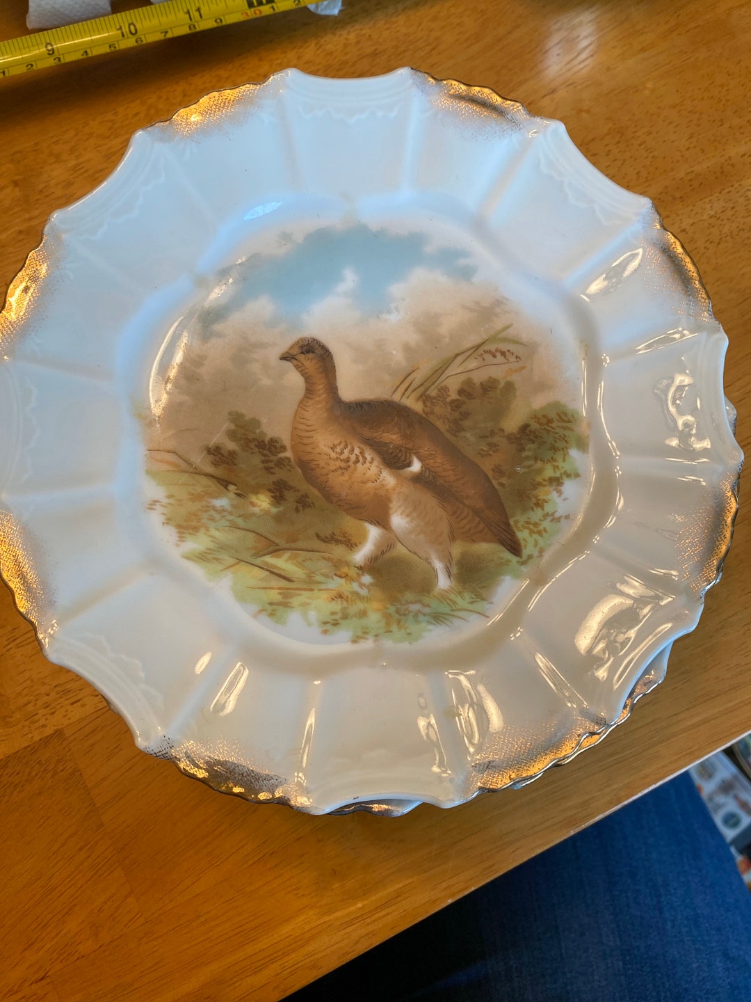 Set of 6 Porcelain Game Bird Plates. - Etsy