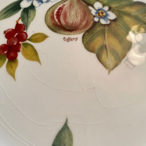 Brunelli Porcelain Fruit Plates- Set of 2 - Etsy